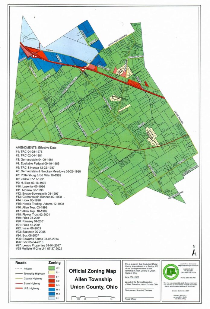 Zoning - Allen Township Allen Township - Southwestern Union County